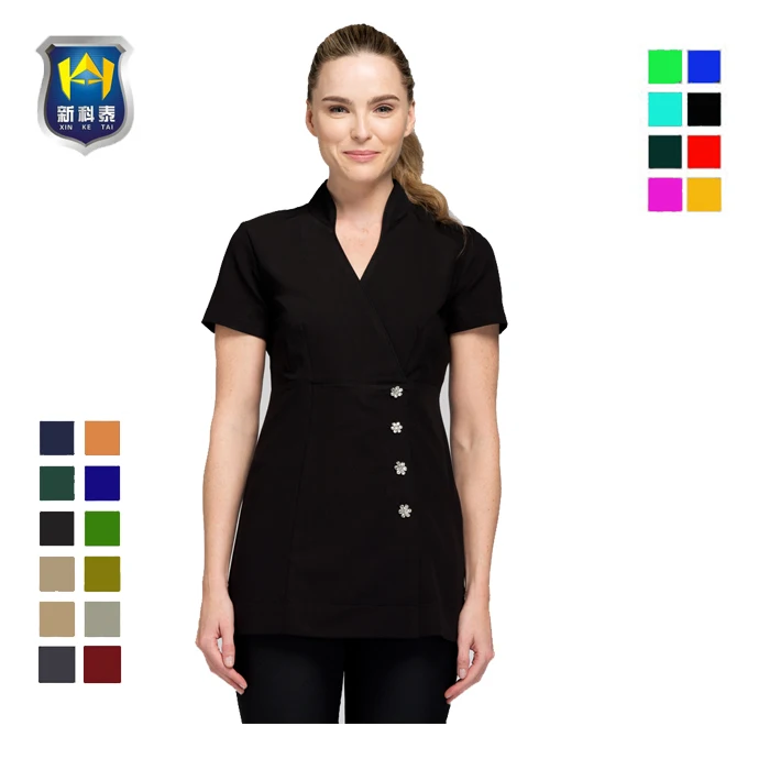 Hotel Women Hair Beauty Tunics Nail Salon Uniform Thai Spa Uniform ...