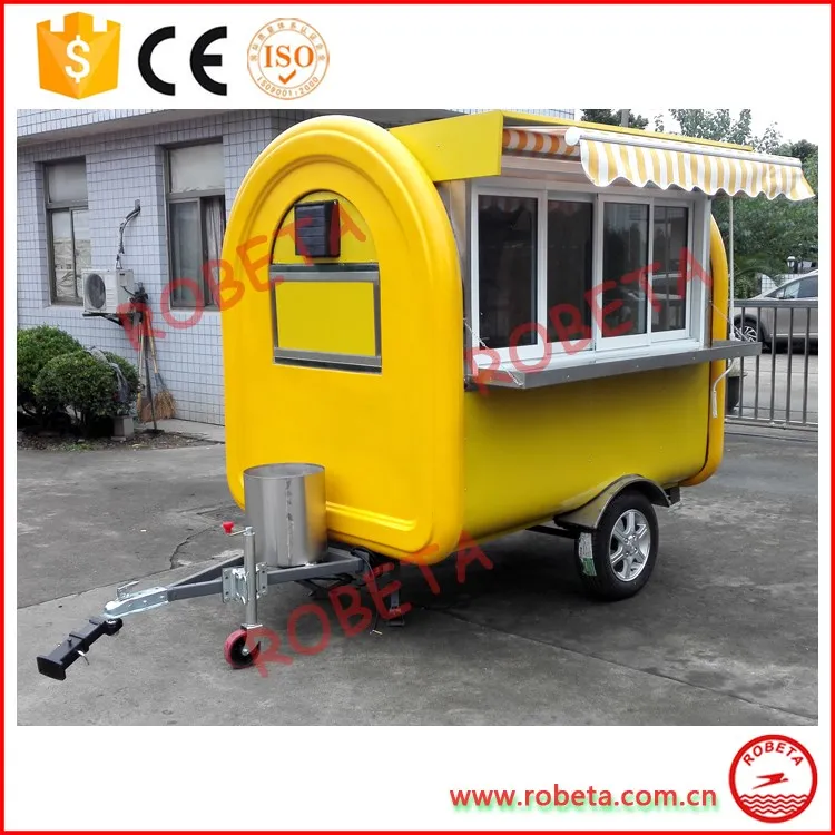 Towed Customized Mobile Waffle Carts Food Cart For Sale - Buy Waffle ...