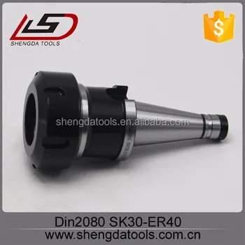 Din 2080 Tool Holder Nt30-er 40 Collet Chuck For Cnc Machine Center ...