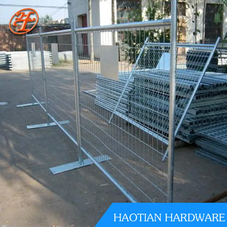 2.1m X 2.4m Heras Fence With Base Block And Clamps For Construction Use ...