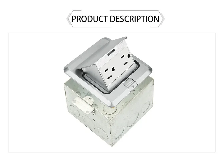 Normal/soft Nickel Plated Pop Up Floor Box Socket Outlet With Eu ...