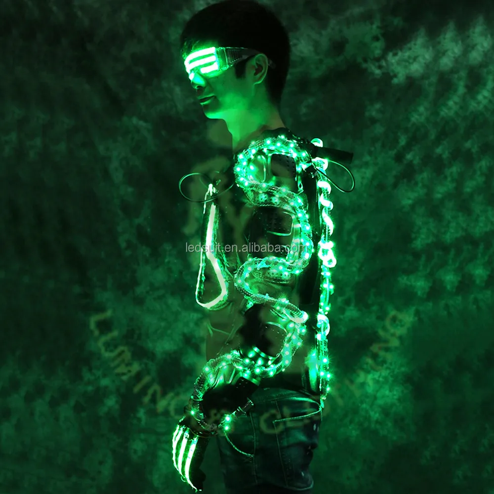 Tron Party Essentials - LED Lighting Suit Armor Tron Legacy