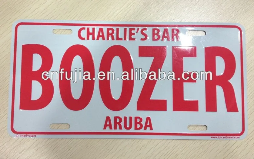 Aruba License Plate,Metal Sign - Buy Aruba Car License Plate,Souvenir ...