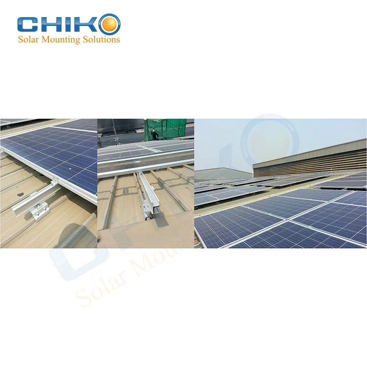 CHIKO Lysaght Klip-Lok Rooftop Mounting Structure for Solar Panels