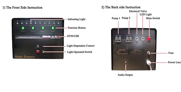 Fountain Program Control System 220V - Musical Water Fountains