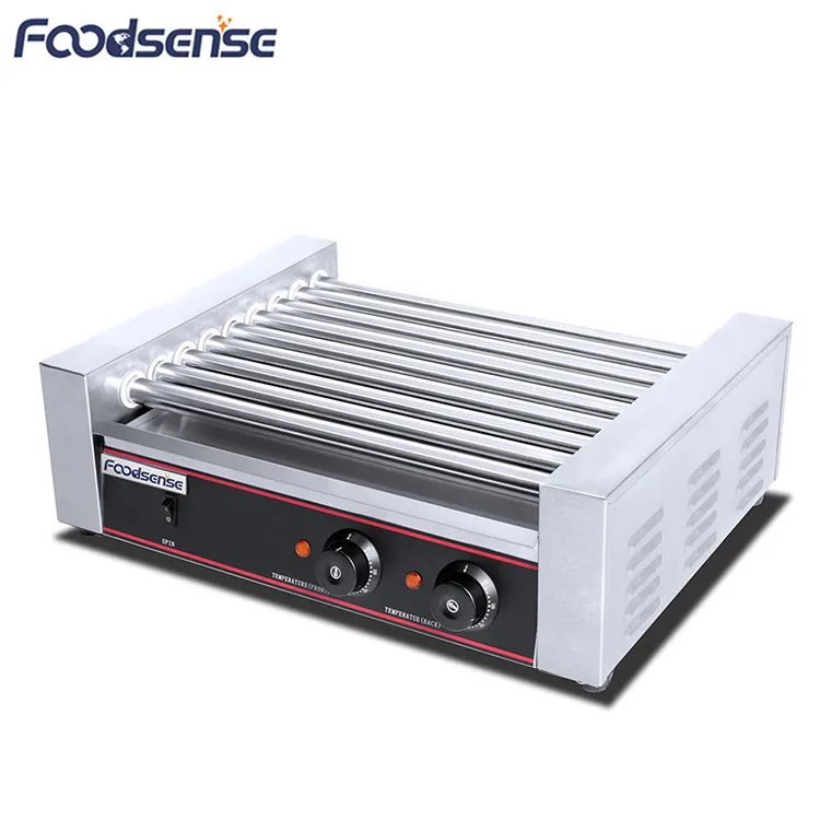 Full Automatic 9-Roller Hot Dog Roller Machine, Commercial Hot Dog ...