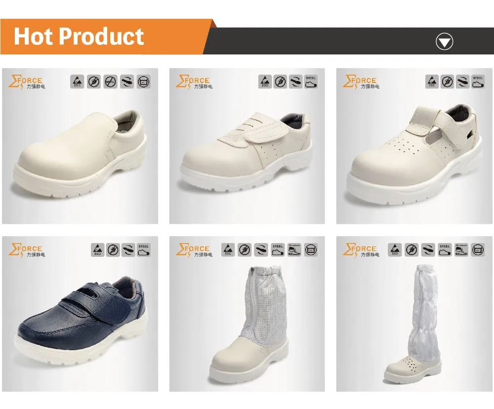 Wholesale Esd Cleanroom Safety Shoes Odor-resistant Short Boots For ...