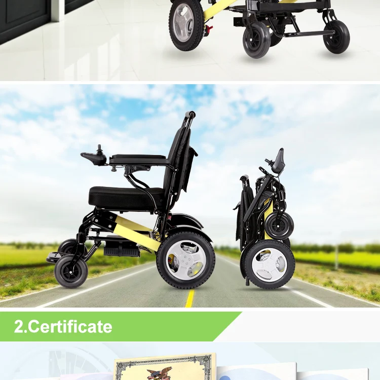 Folding Power Wheelchair Alternative Drive Controls With Armrest And ...