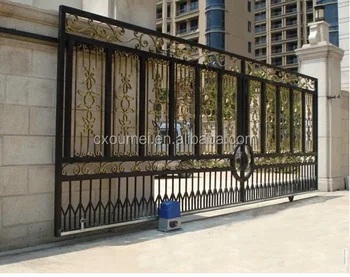Guide Rail Sliding Gate - Buy Driveway Sliding Gates,Steel Sliding Gate ...