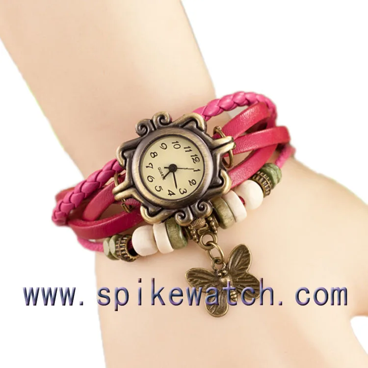 Vintage Ladies Leather Watch Rope Band - Fashion & Quality