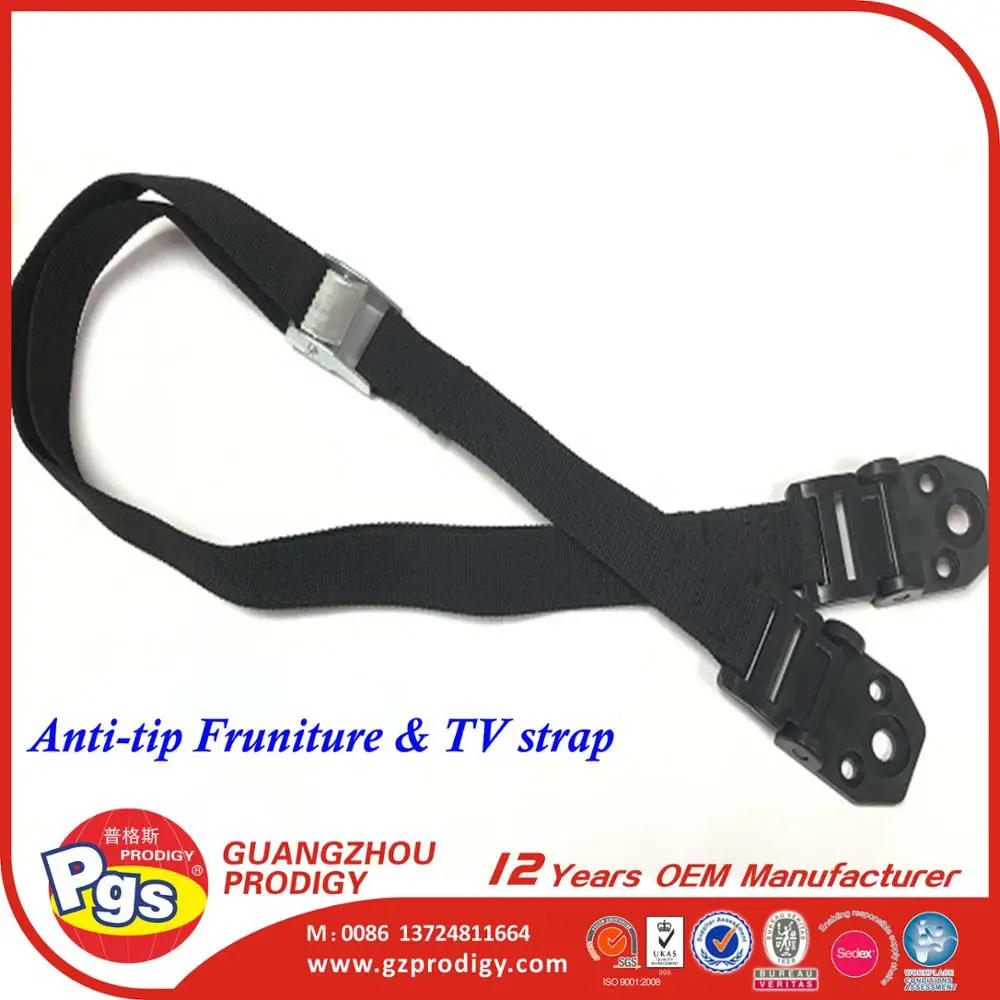 Tv And Furniture Anti-tip Straps Heavy Duty Strap And All Metal Parts ...