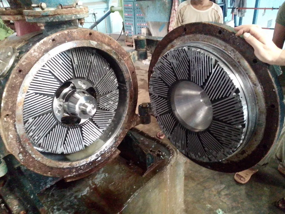 Double Disc Refiner Plate For Pulp Grinding - Buy Double Disc Refiner ...