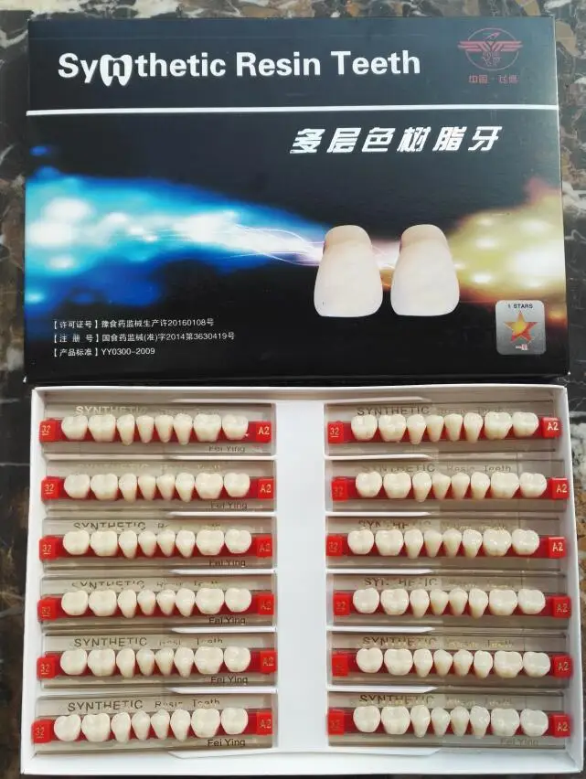 Dental Artificial Acrylic Resin Teeth for Dentures - Sale!