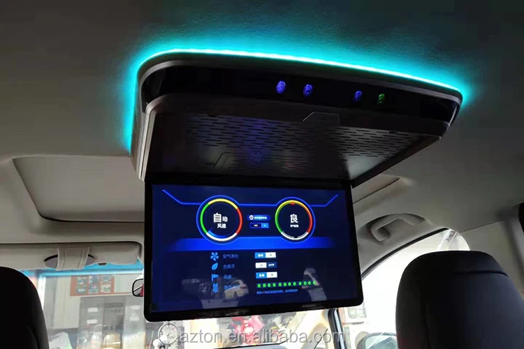 15 Inch Overhead Monitor 1920x 1080 Digital Tv Screen Vehicle Flip Down ...