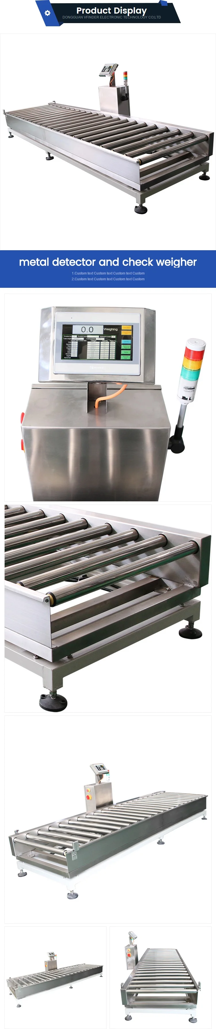 Online Dynamic Weighing Conveyor Belt Scale Check Weigher - Buy ...