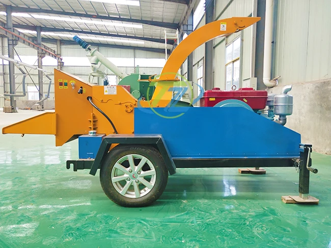 The Crusher Of Branch Is Garden /tree Branch And Leaf Crusher Machine ...