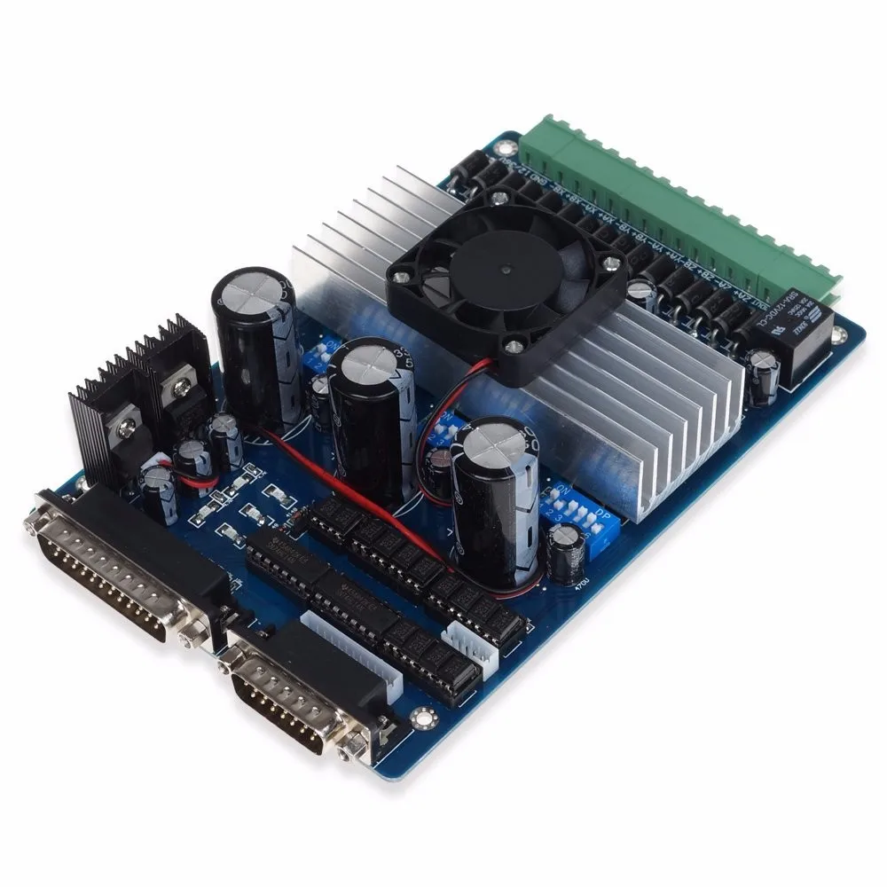 2018 New 3 Axis 3.5a Mach3 Tb6560 Cnc Interface Adapter Breakout Board ...