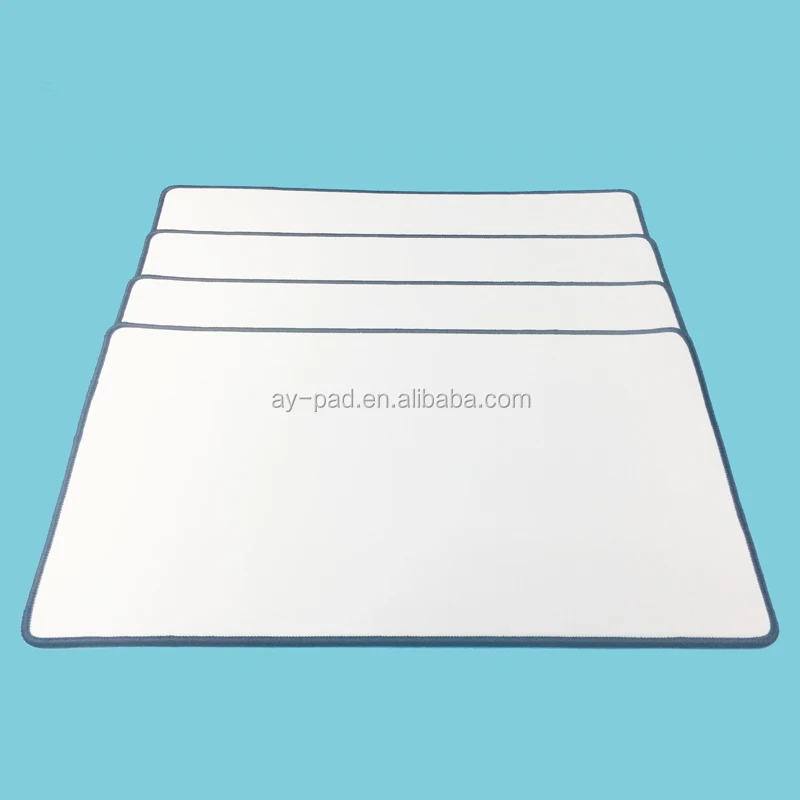 Blank White Play Mat 14 X 24 - Ideal for Gaming & More