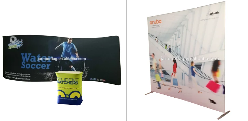 Custom Tension Fabric Backdrops - Double Sided 10x10