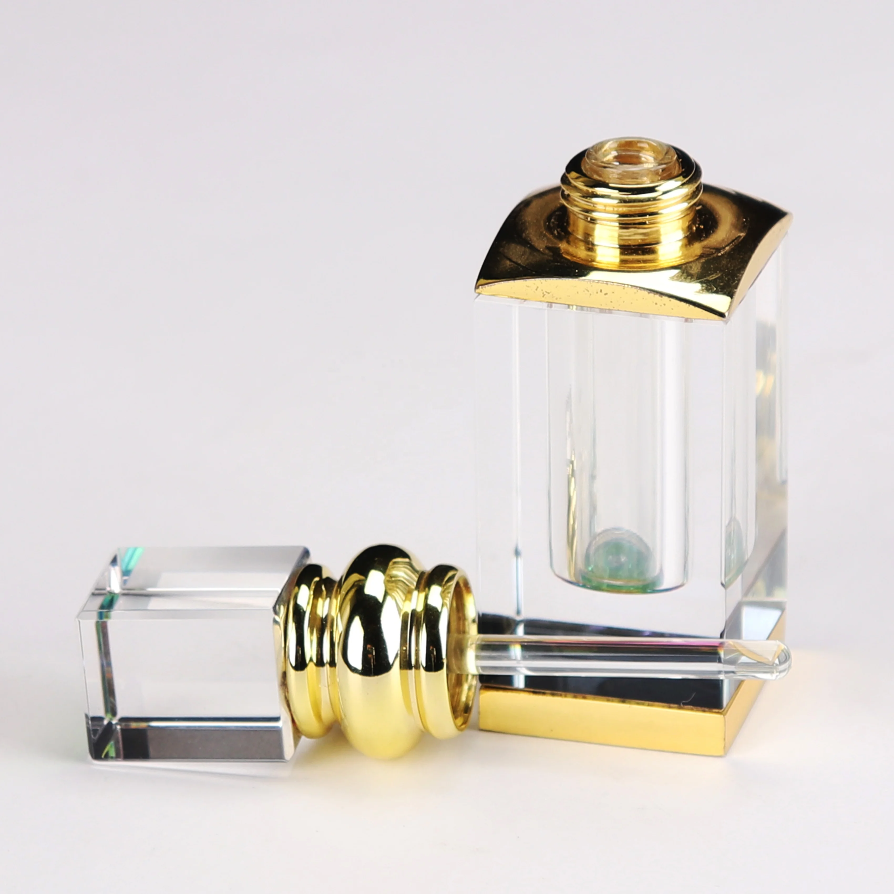 Rainbow Crystal Perfume Bottle - Mini Luxury Shining Glass