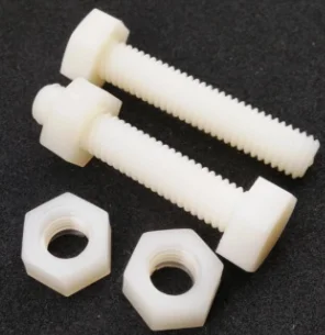 Standard Plastic Hex Bolts Assembled Nuts For M5 Thread Fastener - Buy ...