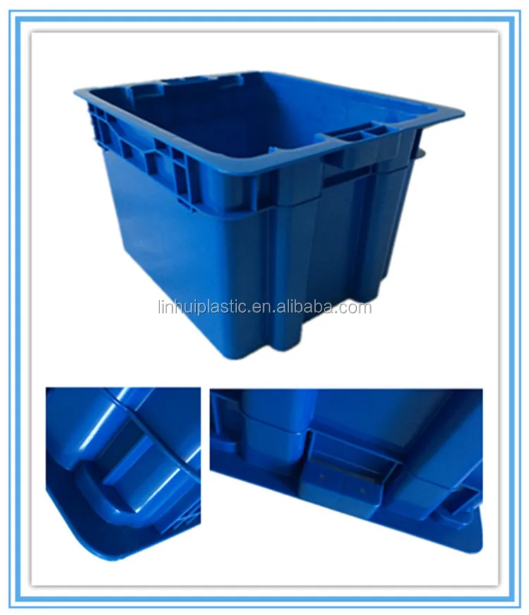 Stacking and Nesting Square Industrial Large Plastic Tubs