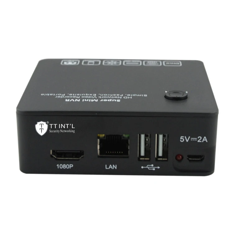 Mini Ip Nvr 4 Channel H.265 H.264 Network Digital Video Recorder Mini ...