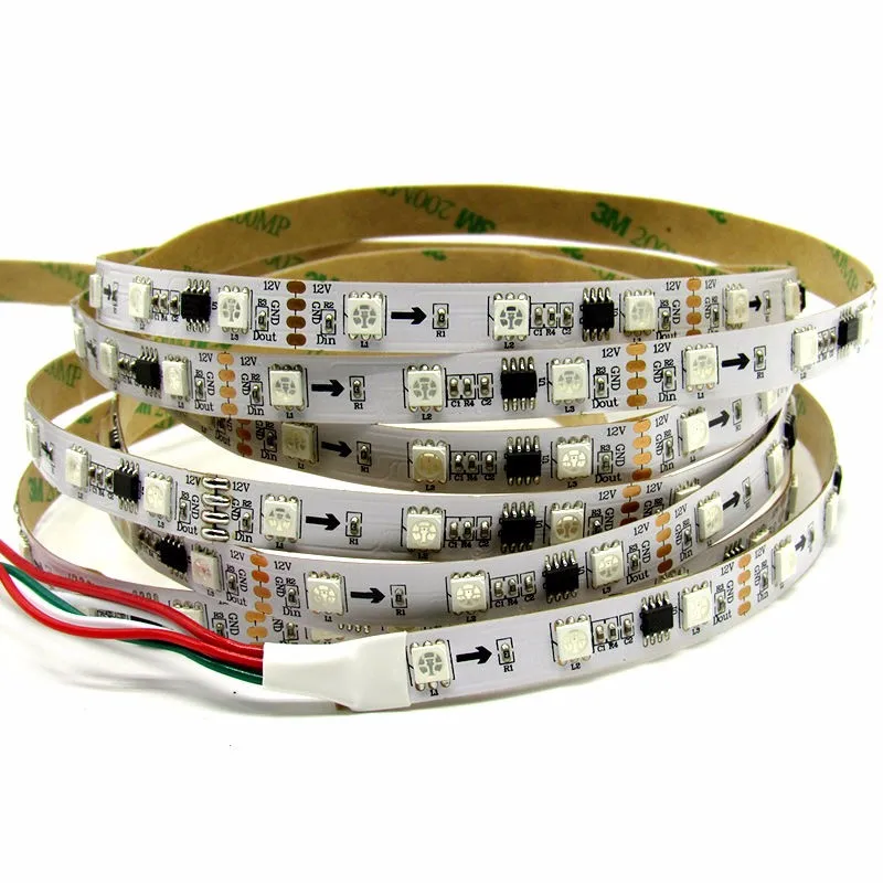 Non-waterproof 2811 Led Pixel Strip 12v 3led/cut 60led/m 2811 ...