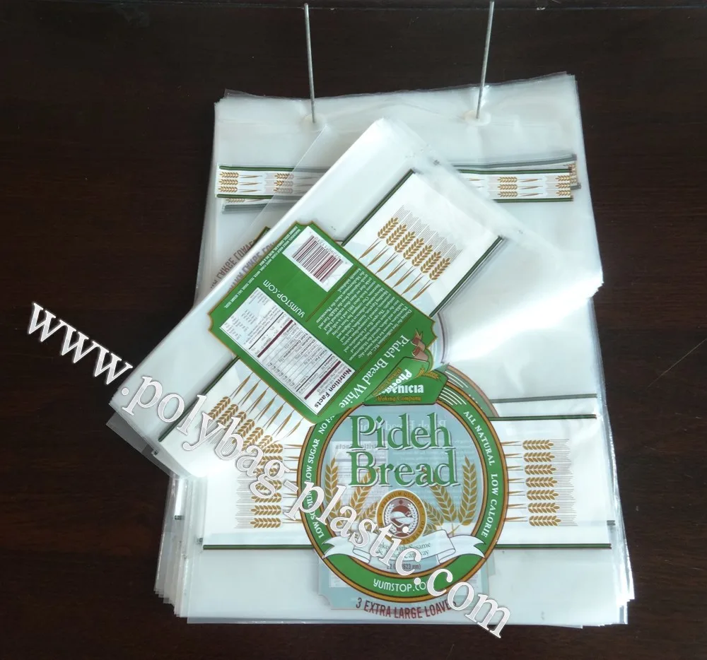 Custom Printing Plastic Wicket Pita Bread Bag - Recyclable
