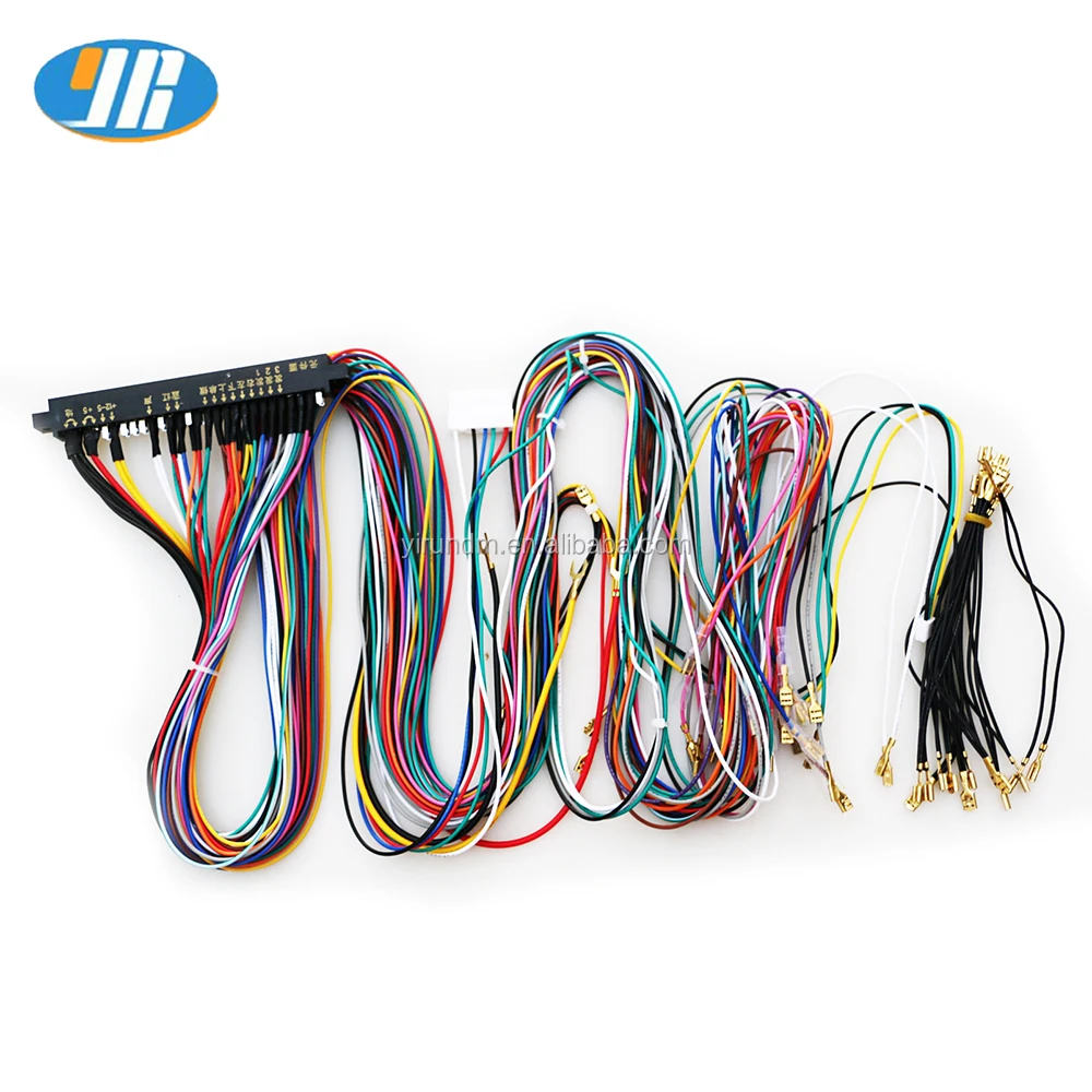 Jamma Wire Harness 28 Pin With 5,6 Buttonwires Arcade Game Cable Wiring ...