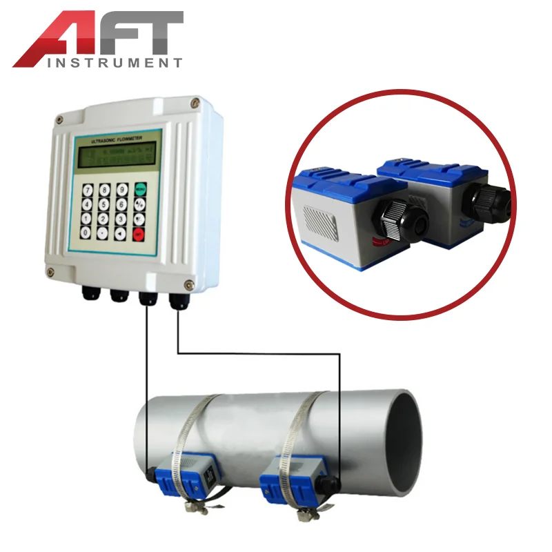 1.5 Inch Flow Meter Digital Clamp On Ultrasonic Flowmeter - Buy 1.5 ...