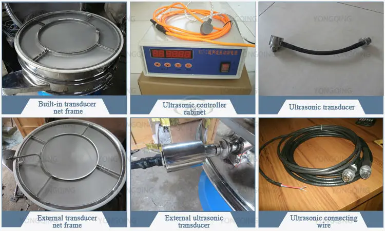500 Mesh Micro Fine Powder Ultrasonic Vibrating Screen - Buy Ultrasonic ...