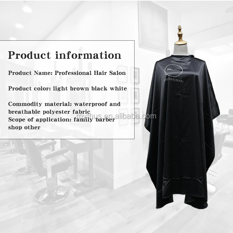Wholesale Professional Customized Polyester Button Barber Cape