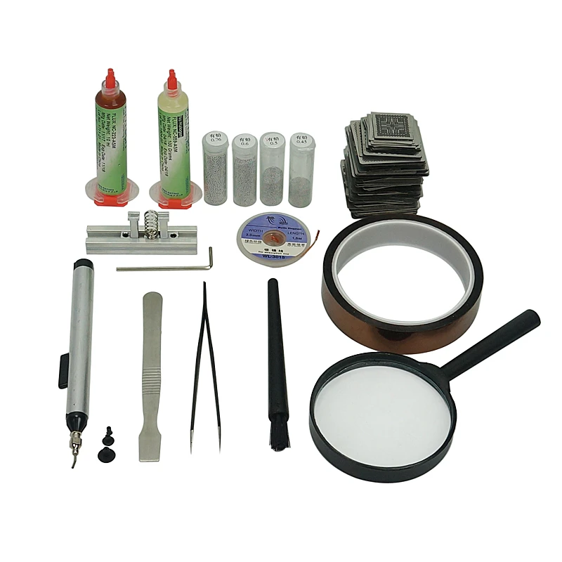 Wholesale~bga Reballing Pack:directly Heating Bga Reballing Kit+219pcs ...
