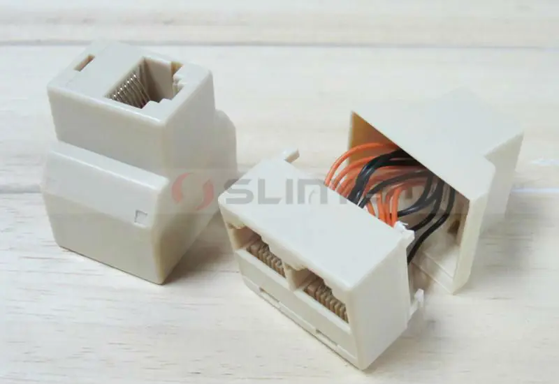 10 Pin Rj45 Connector Rj45 Network Lan Splitter Extender Connector Plug ...