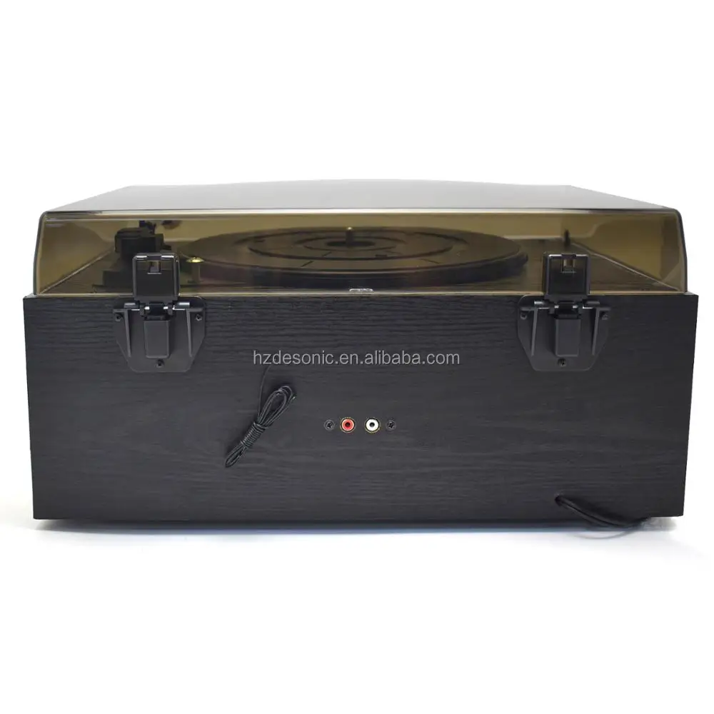 New Design Big Size Wood Box Auto Return Turntable Record Player - Buy ...