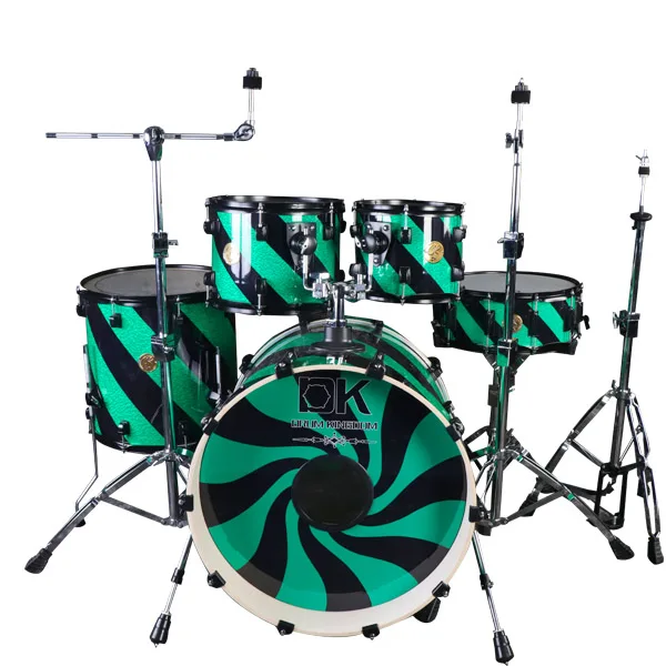 New Complete Musical Instrument Percussion Kit Acoustic Drum Set - Buy ...