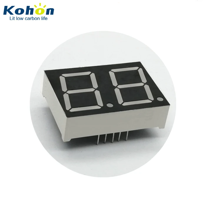 0.8 Inch 2 Digit Fnd Common Cathode 7 Segment Led Display For Digital ...