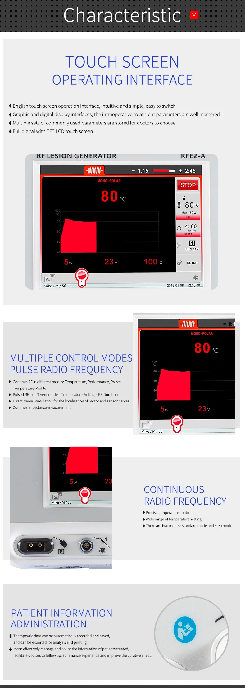 Radiofrequency Nerve Ablation Thermal Lesion Generator ...