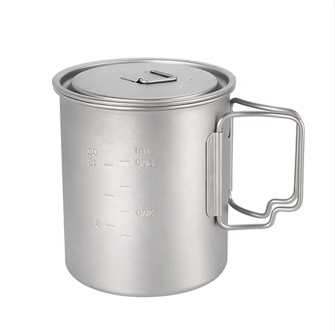 High Quality 350ml Pure Titanium Beer Mug For Outdoor Camping Mug ...