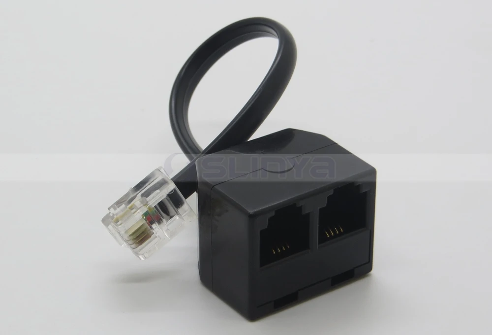 Rj11 Splitter 6p4c Telephone Wall Adapter And Separator For Landline ...