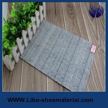 Needle Punched White Stripe Strobel Nonwoven Polyester Fabric Shoe Insole