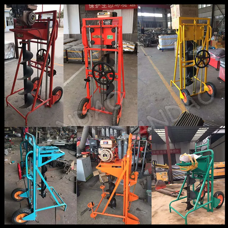 Manual Portable Hand Land Drill Earth Auger Digging Machines /Ground ...