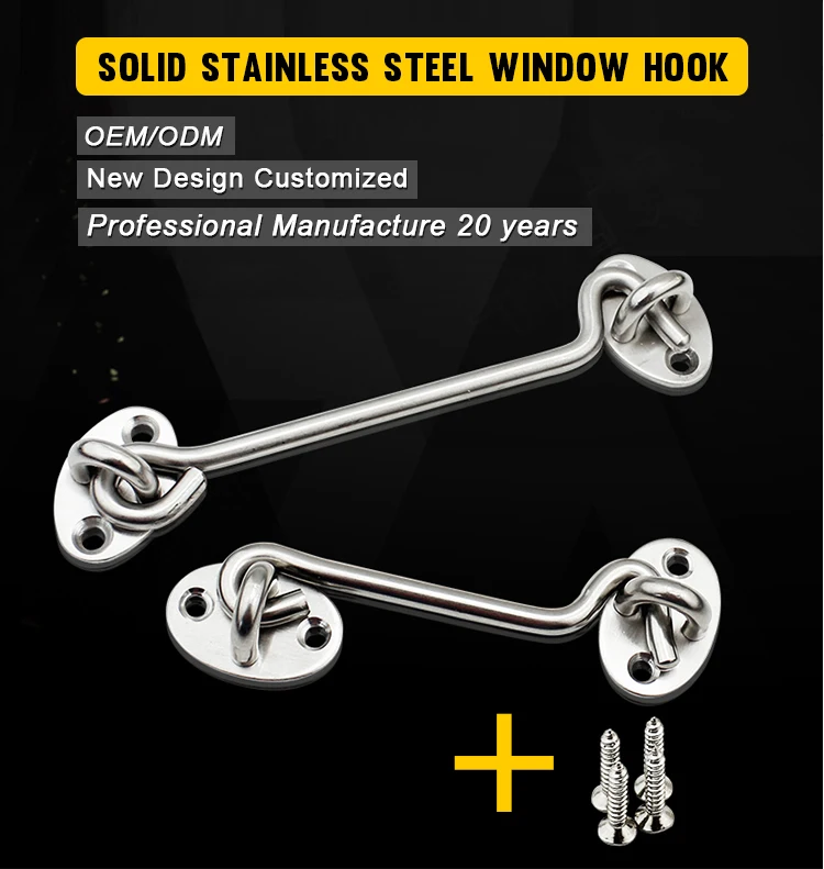 Wholesale Metal Safety Window Cabin Hook Window Latch Bolt - Buy Cabin ...