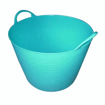 Flexible Buckets Plastic Laundry Bucket Bath Basin Reach - Buy Flexible ...