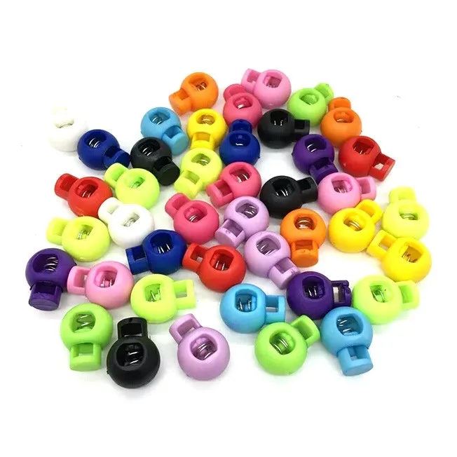 Color Pe Cord Lock Plastic Cord Stopper Round Cord Lock Stopper - Buy ...