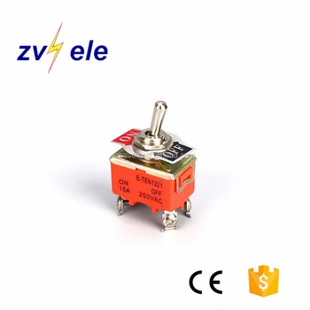 E Ten 1221 Toggle Switch With 4 Brass Screw Legs Dpst On Off Switches ...