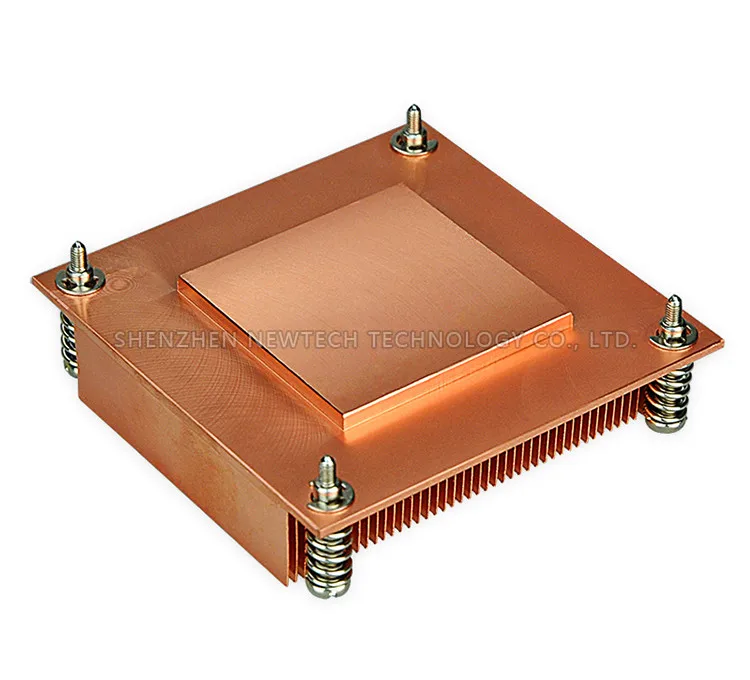 Lga 1150/1151/1155/1156 Socket Copper Skived Cpu Pc Copper Heatsink ...