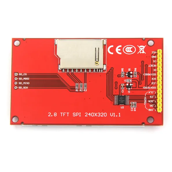2.8 Inch Tft Lcd Module With Touch Screen Panel Ili9341 Drive Ic 240(rgb)*320 Spi Interface (9 ...