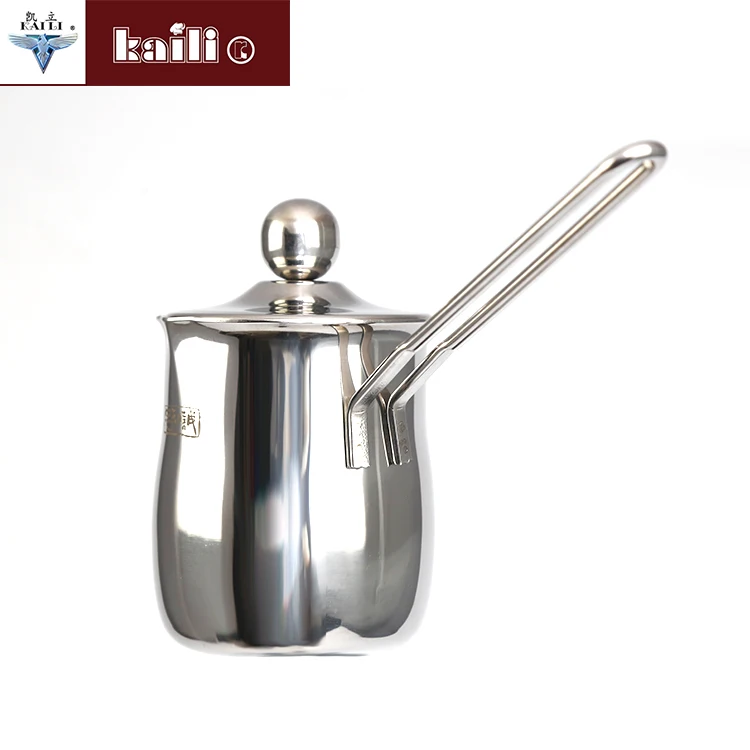 Wholesale Stainless Steel Milk Heating Cooking Pot Without Lid Coffee ...